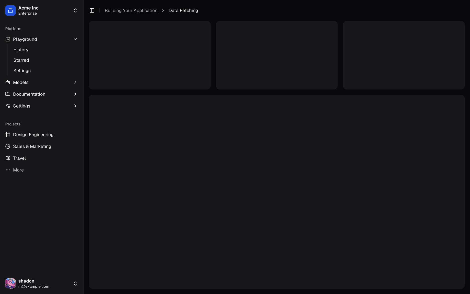 侧边栏 Sidebar - shadcn/ui 中文站 | shadcnui 文档 | shadcn/ui 中文文档 | shadcn/ui ...