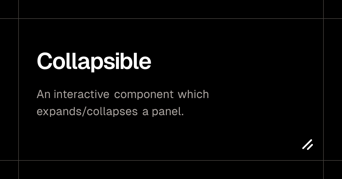 Collapsible - shadcn/ui 中文站 | shadcnui 文档 | shadcn/ui 中文文档 | shadcn/ui ...